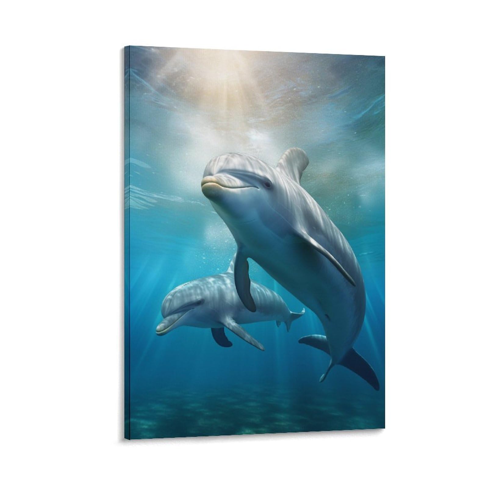 Realistic Dolphin Drawing Printable Dolphin Wall Art / Dolphin Gifts