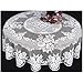 Amazon.com: Heritage Lace Victorian Rose 72-Inch Tablecloth, White ...