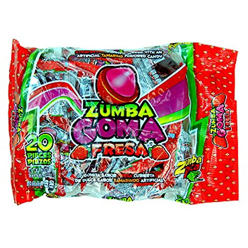 Amazon.com : Zumba Goma Fresa , 20 Count (SUGAR CANDY - ETHNIC ...