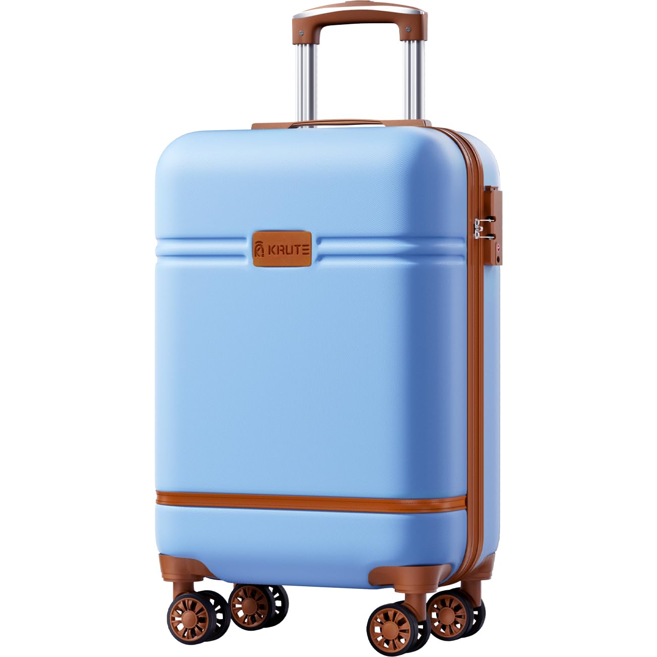 Amazon.com | Krute Carry On Luggage 22x14x9 Airline Approved TSA Lock ...