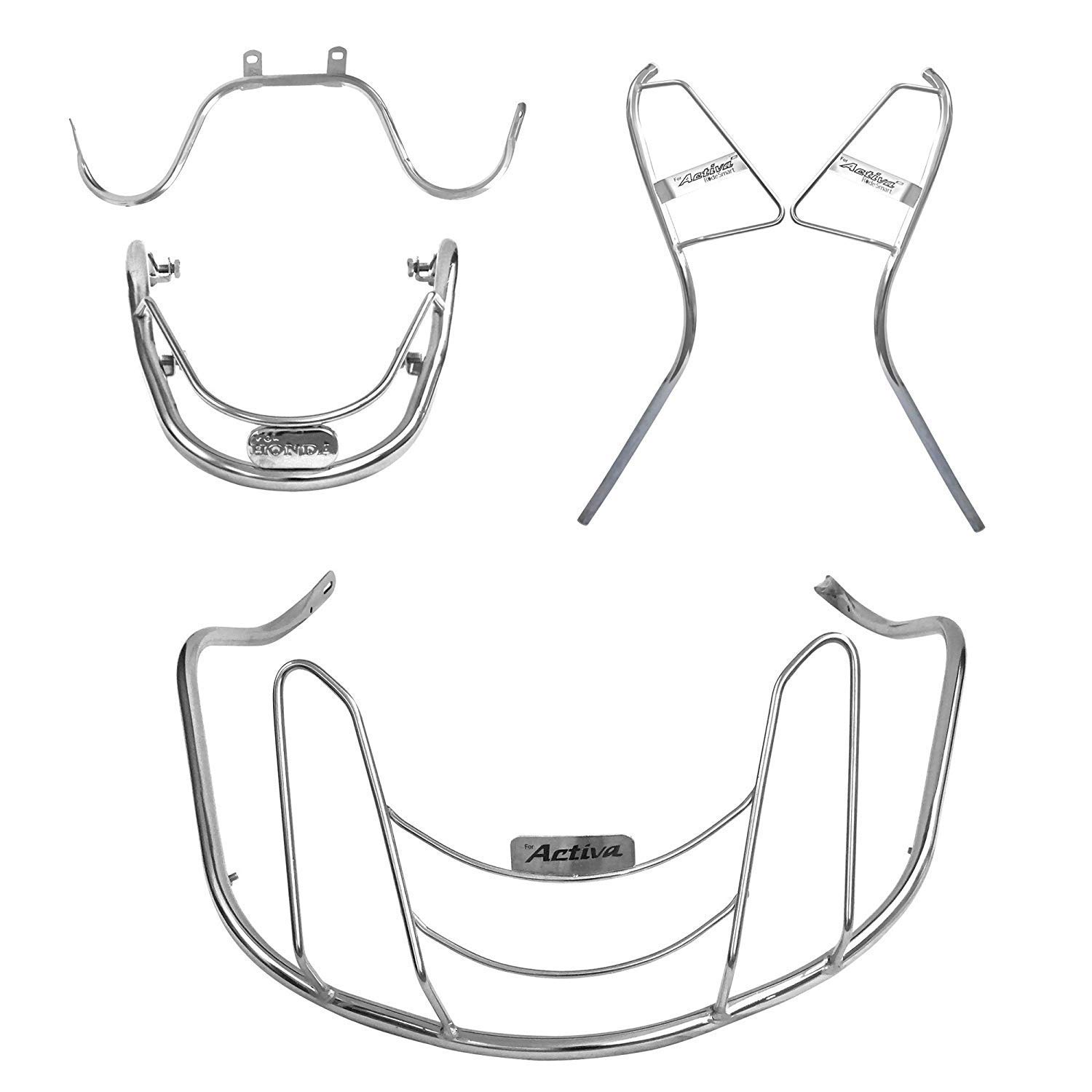 Stainless Steel Safety Guard Kit Compatible with Activa 6g 2020 ...