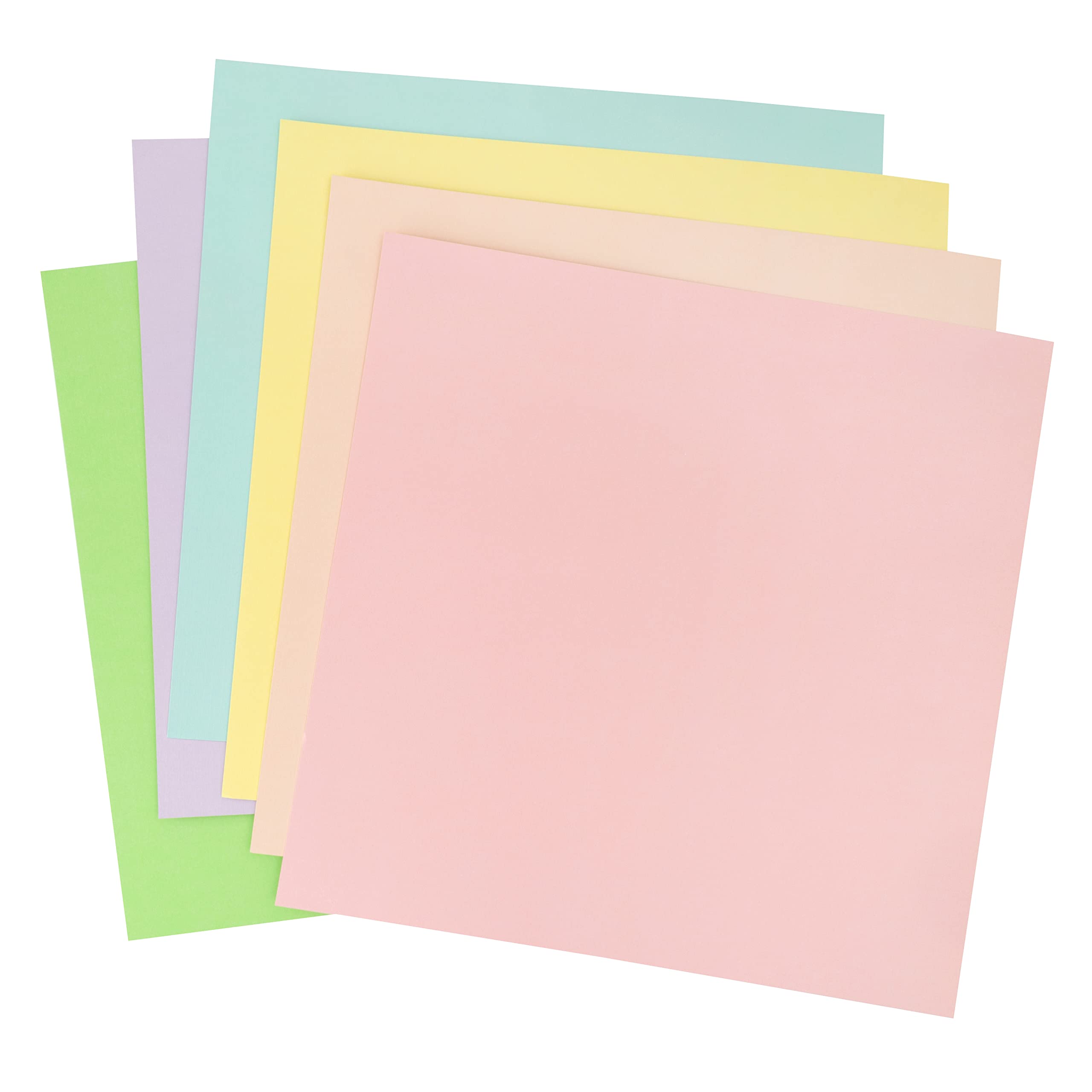 Amazon.com: DCWV Die Cuts With a View, Pastels Cardstock Collection, 58 ...