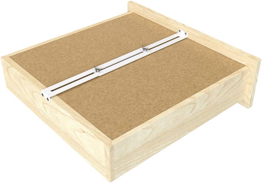 120 Pcs Drawer Wedges with Screws, Drawer Bottom Support Brackets ...