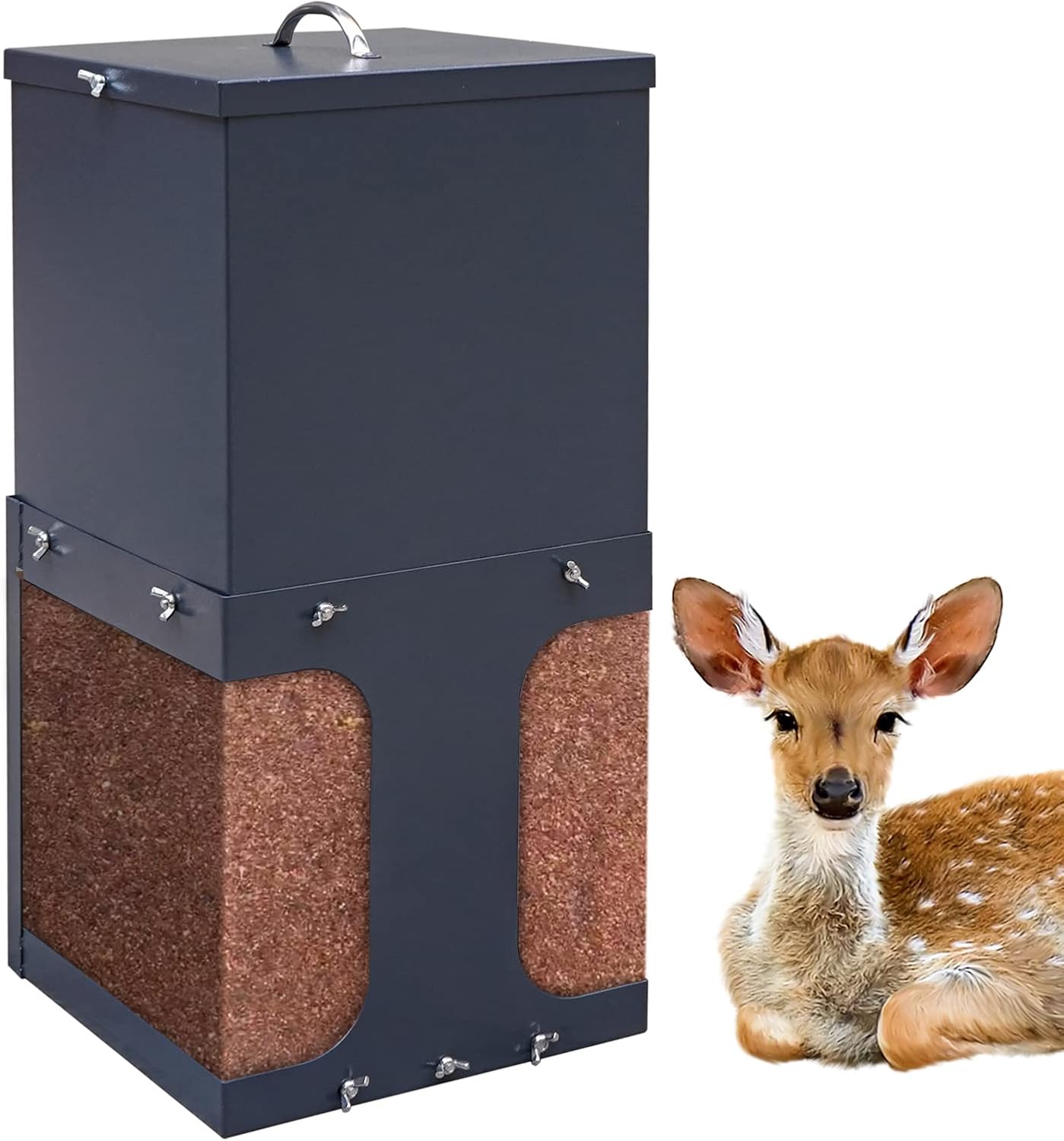 Amazon.com: Block Feeder for Deer Livestock Wildlife and Farm Animal ...