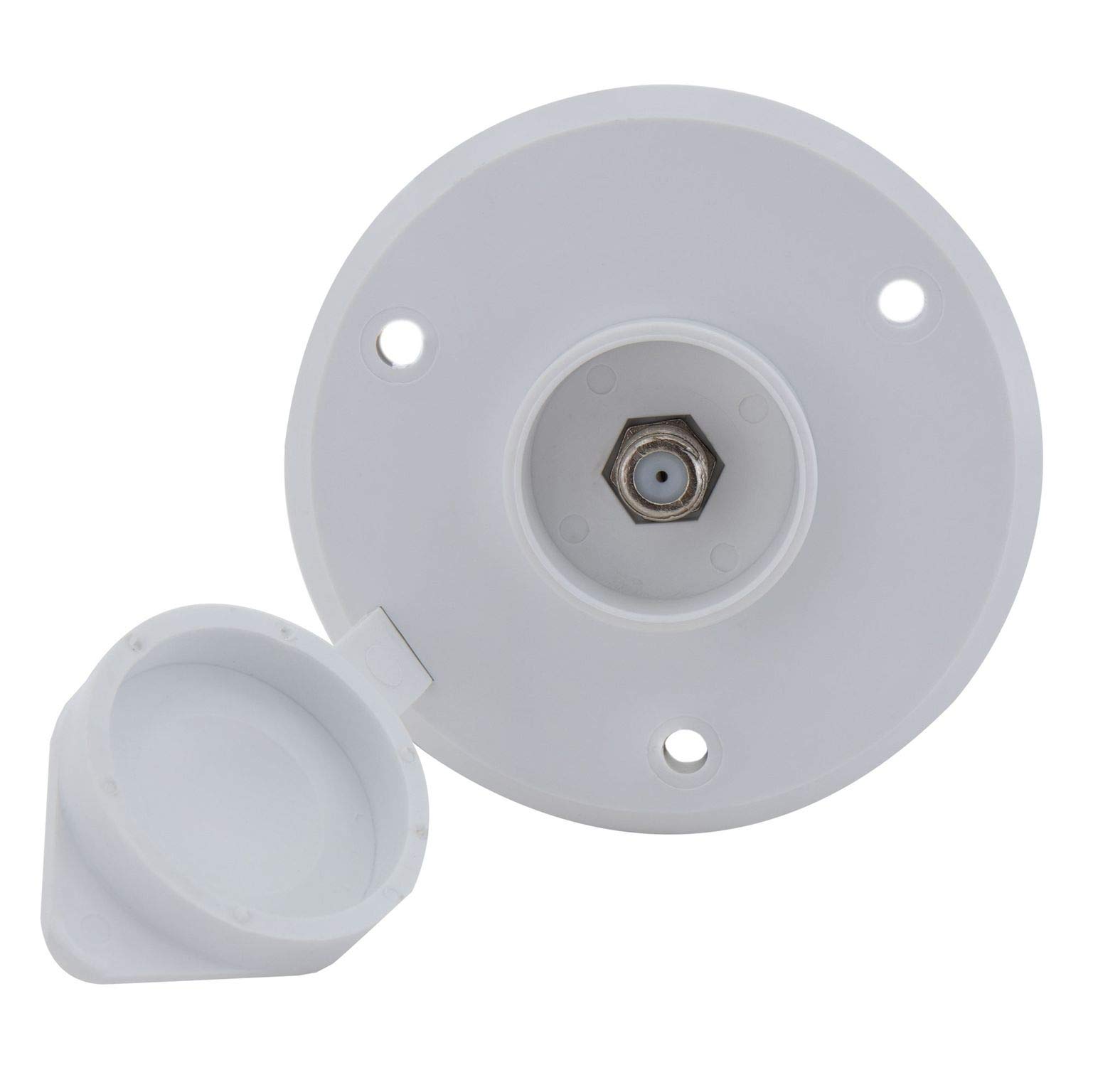 Amazon.com: RecPro RV Cable TV Plate | 476-B-3 | 476-W-3 | Coaxial ...