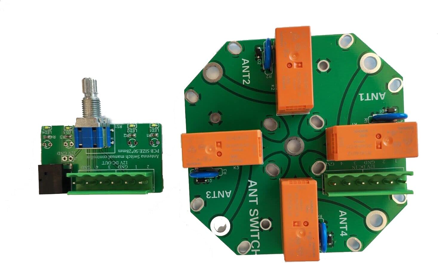 Amazon.com: 4-Way 4:1 Coax Remote Antenna Switch KIT SO-239 1.8MHz ...