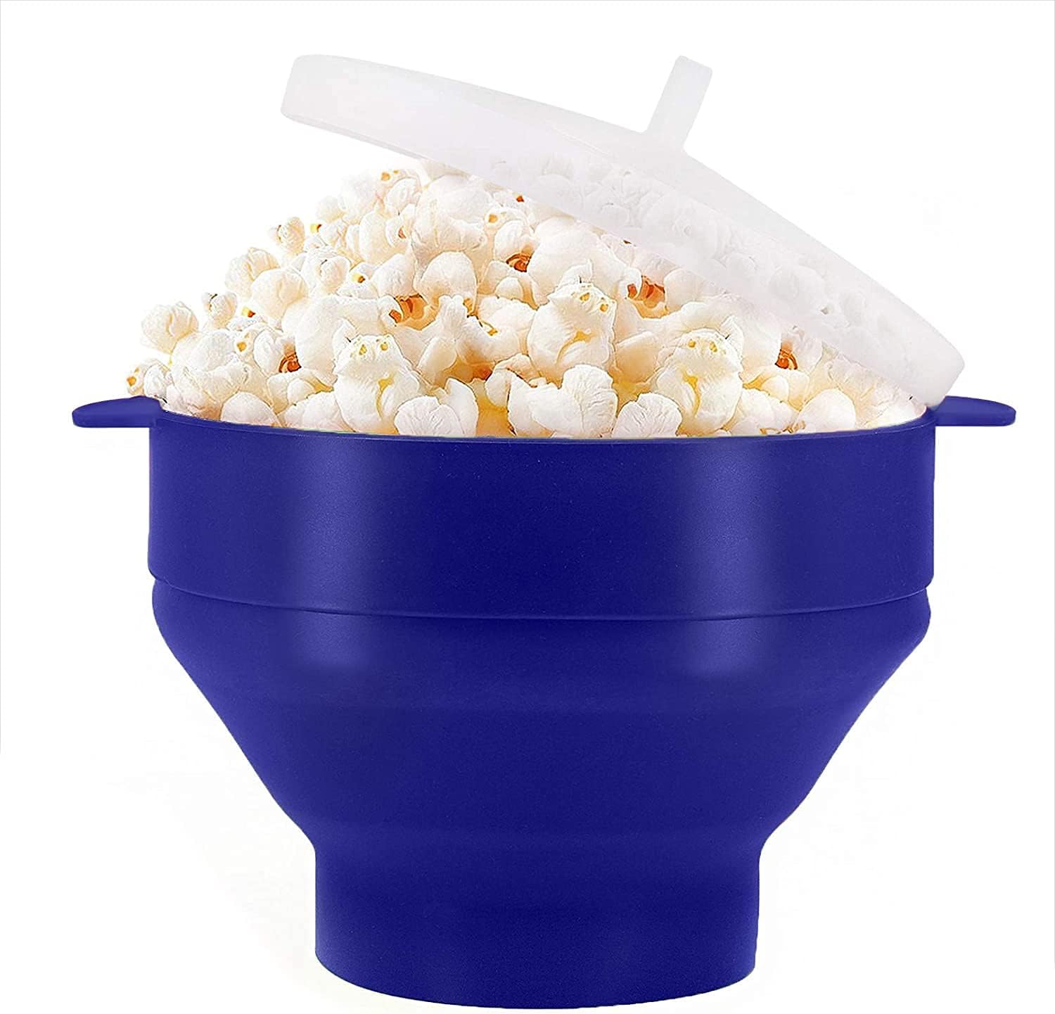 Microwave Popcorn Popper Collapsible Silicone Poppcorn Bowl - Reusable ...
