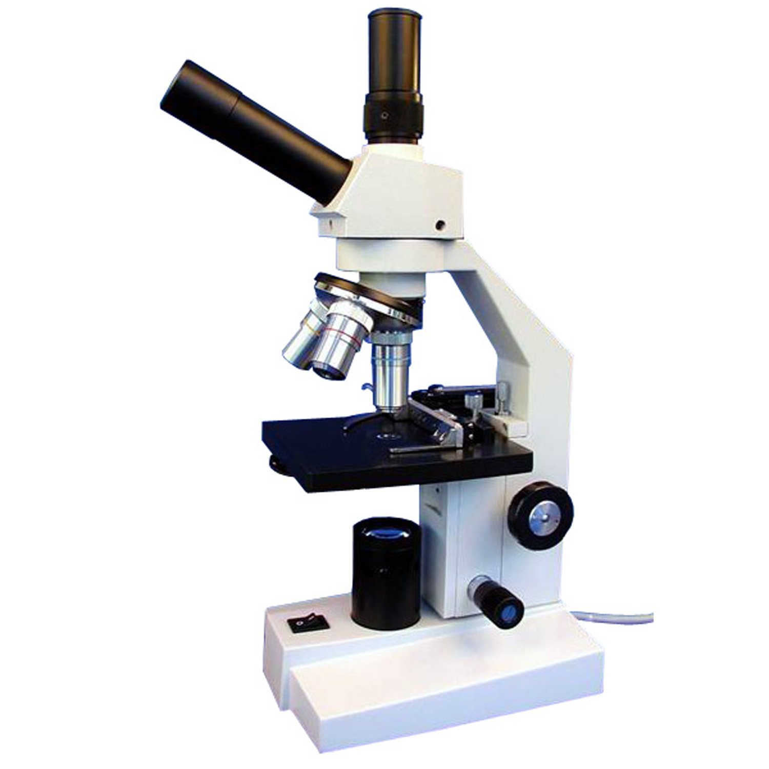 Amazon.com: AmScope D100B-MS Dual-View Compound Monocular Microscope ...