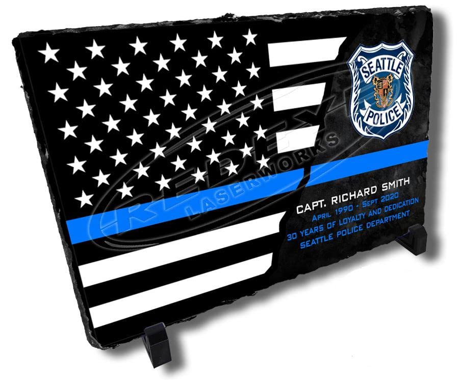 Amazon.com : Police Law Enforcement Department Retirement Plaques First ...