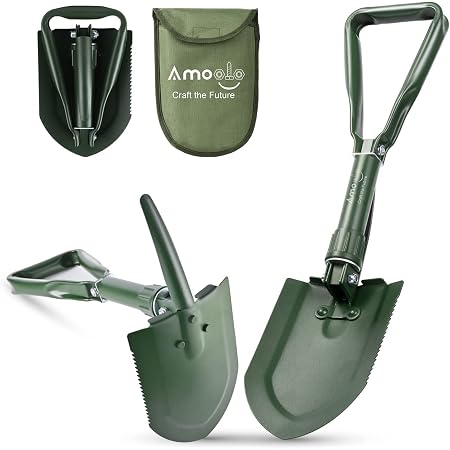Amazon.com : FullLit Folding Shovel, Camping Digging Shovel, Survival ...
