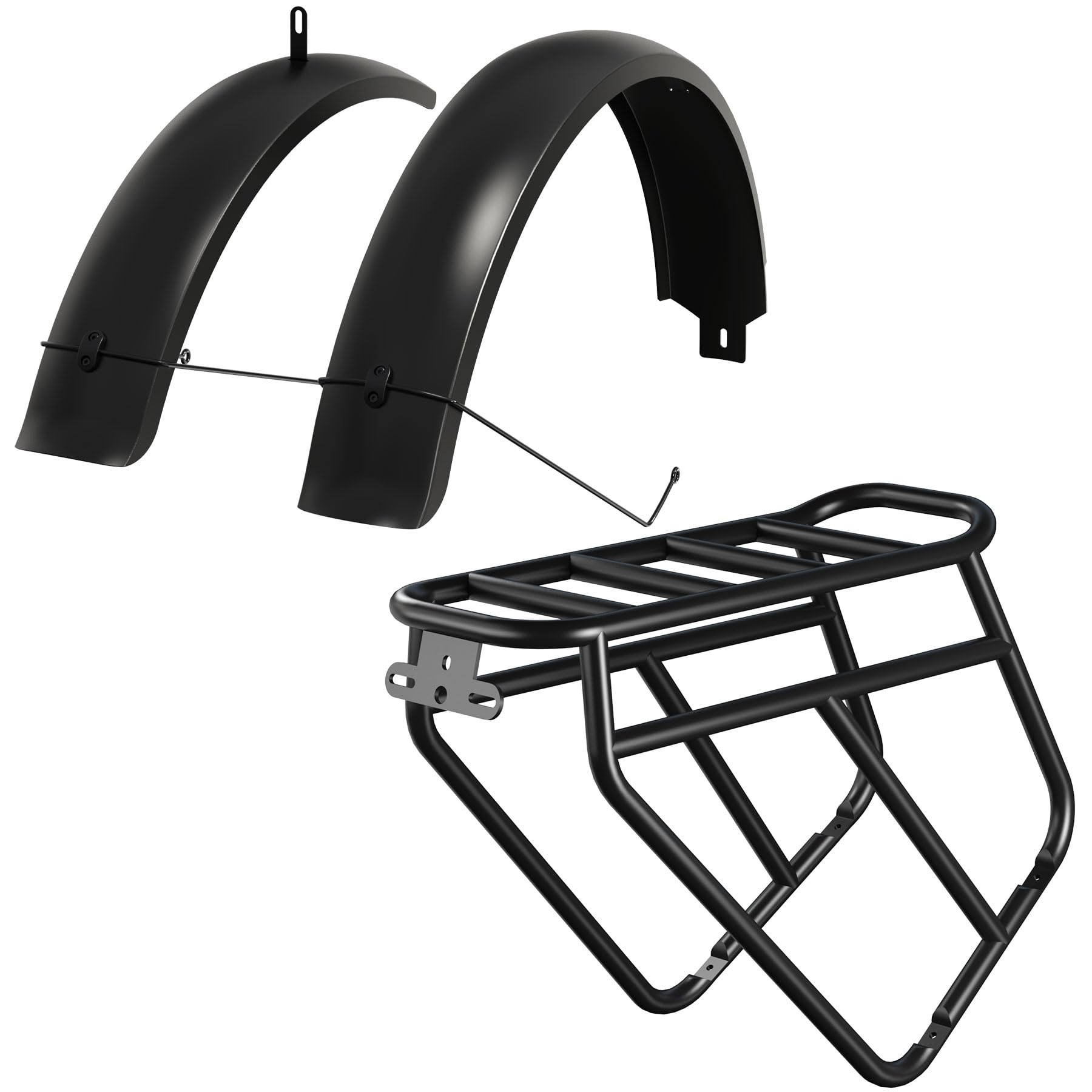 Amazon.com : TST Electric Bike Front Rear Fenders and Rear Rack Set for ...