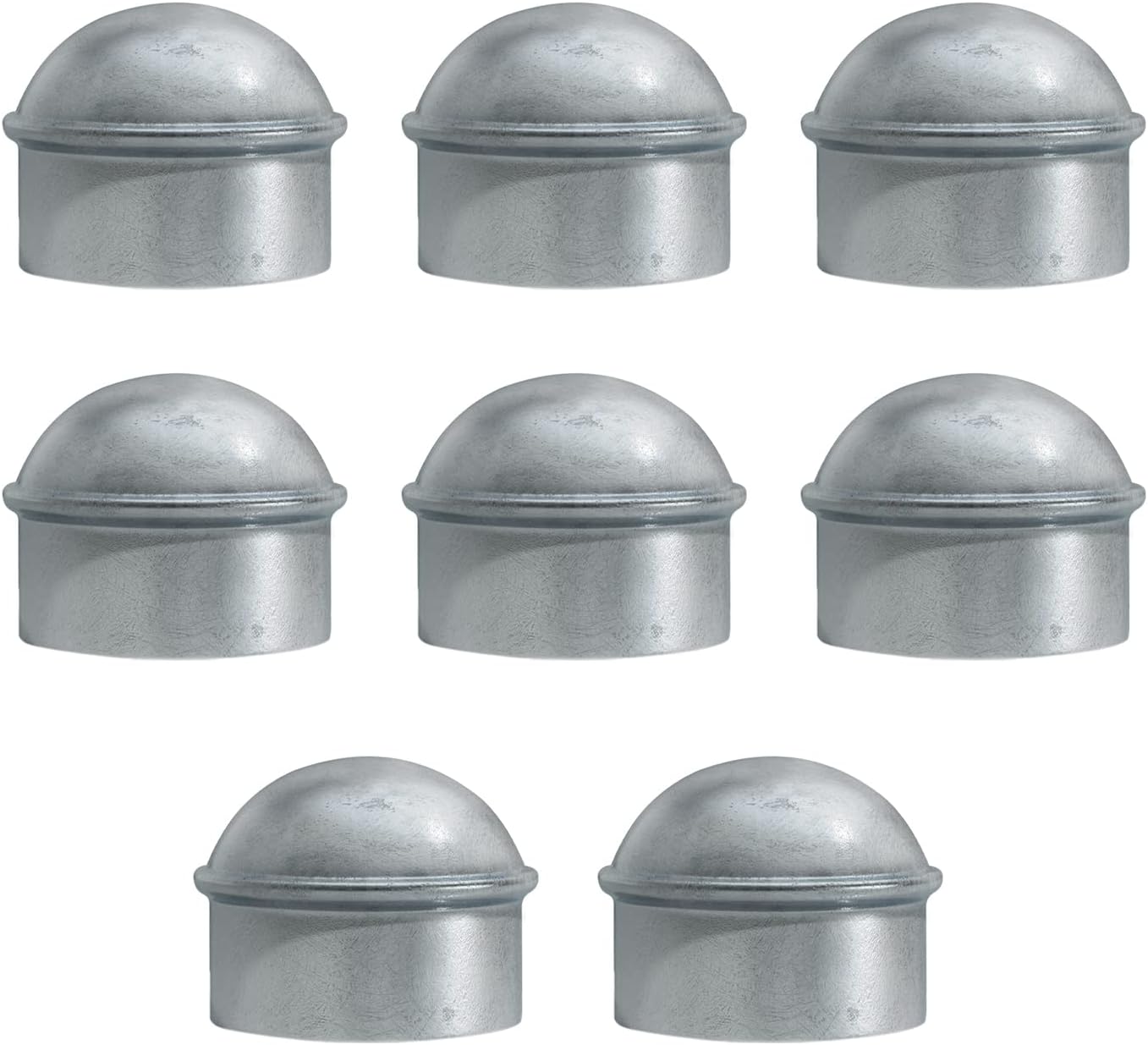 [Pack of 16] 1-3/8" Chain Link Fence Post Cap, Galvanized Steel Fence ...
