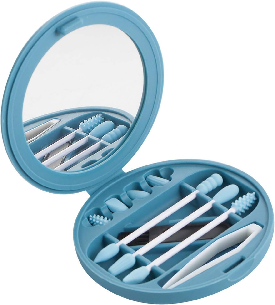 Amazon.com : BOETECO Bamboo Reusable qtip Ear Swab and Makeup Swabs Kit ...