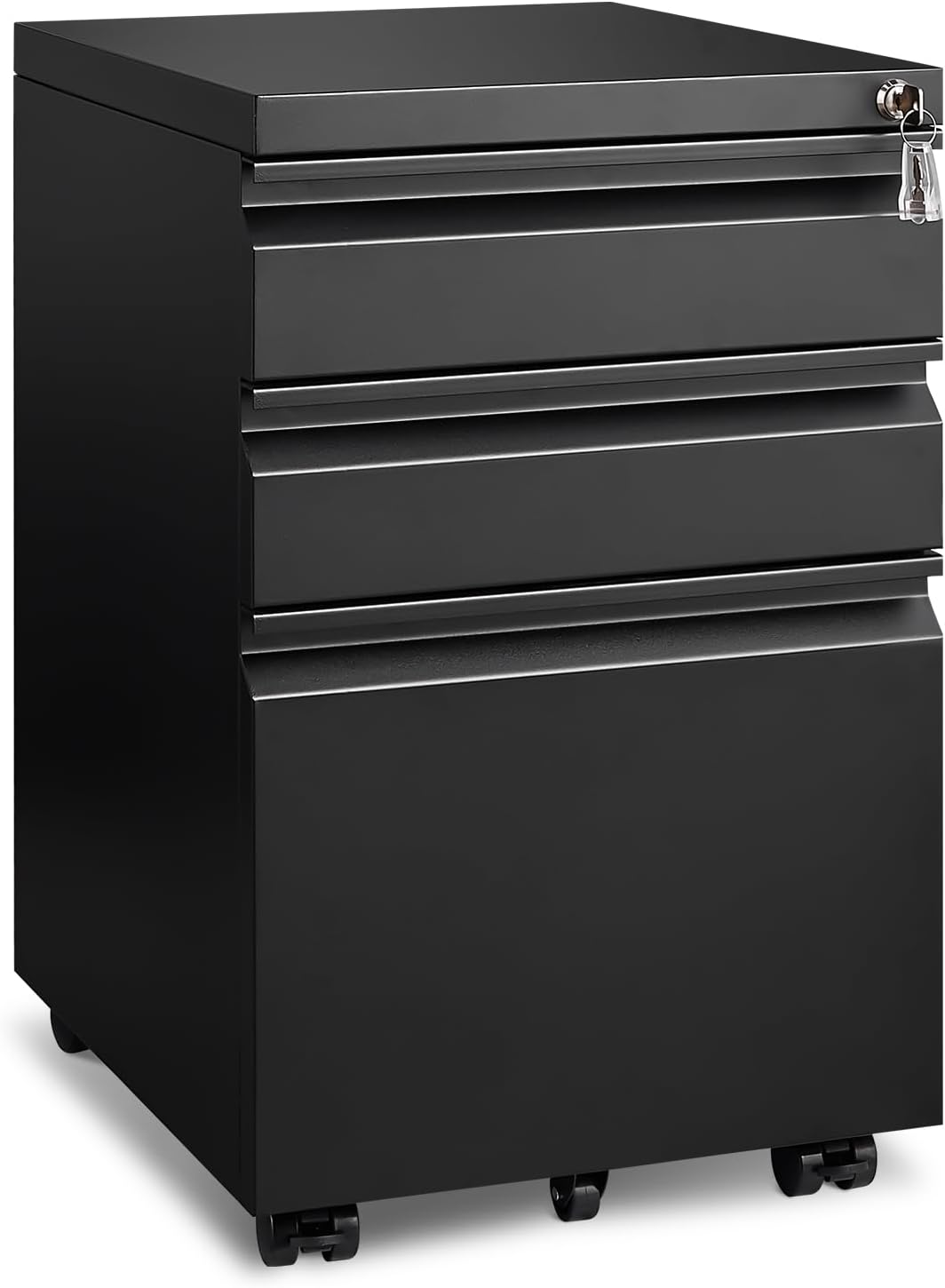 Amazon.com: WorkPro 23"D Vertical 3-Drawer Letter-Size Mobile Pedestal ...