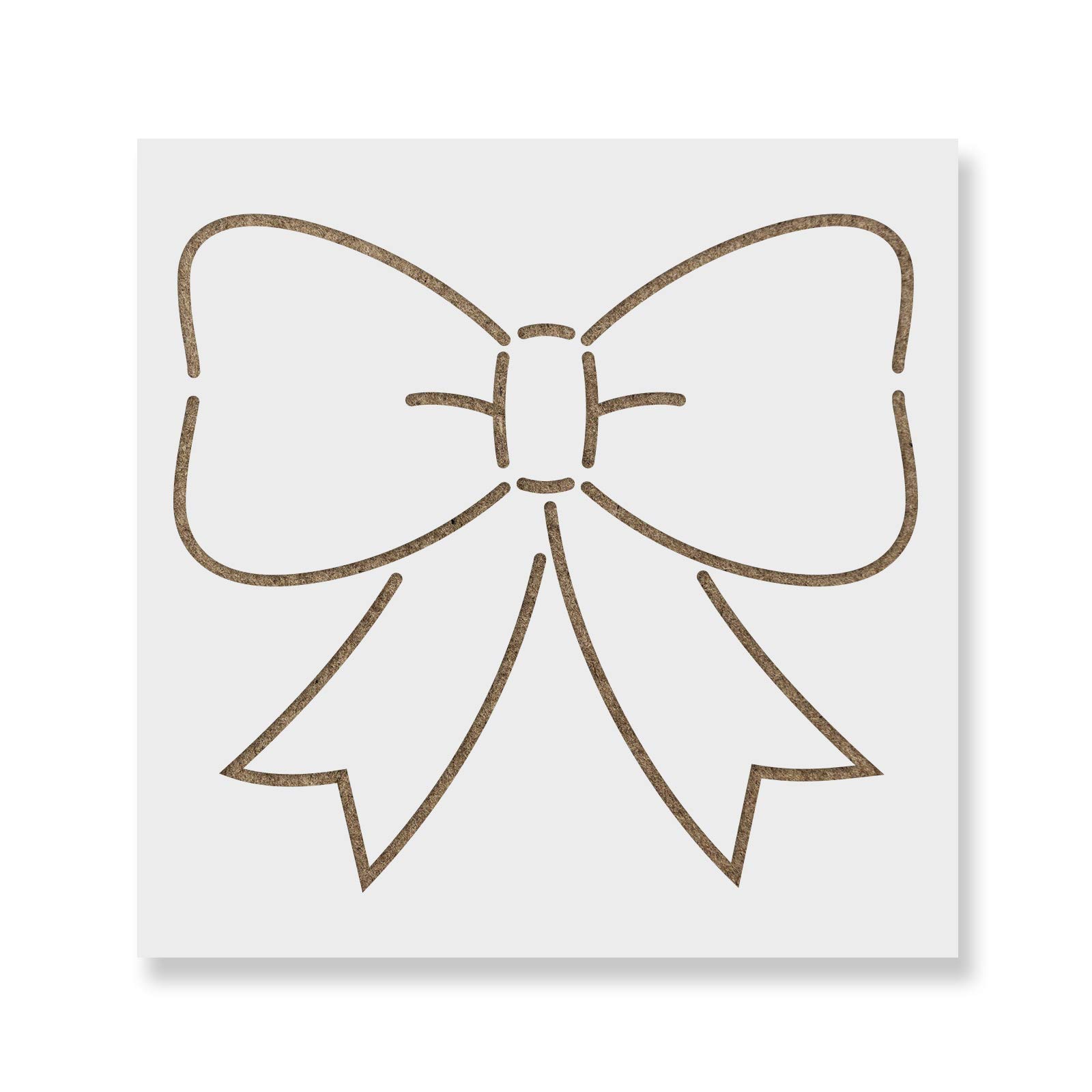 Amazon.com : Bow Ribbon Stencil - Ribbon Stencils, Bow Stencil, Bow ...