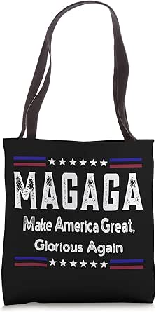 Amazon.com: Magaga Make America Great And Glorious Again Tote Bag ...