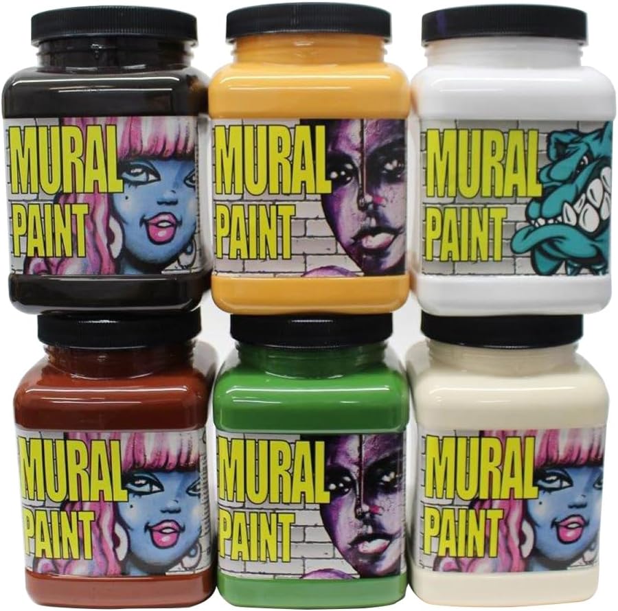 Amazon.com: CHROMA Mural Paint 16 oz Set Of 6 Terra (2570) : Arts ...
