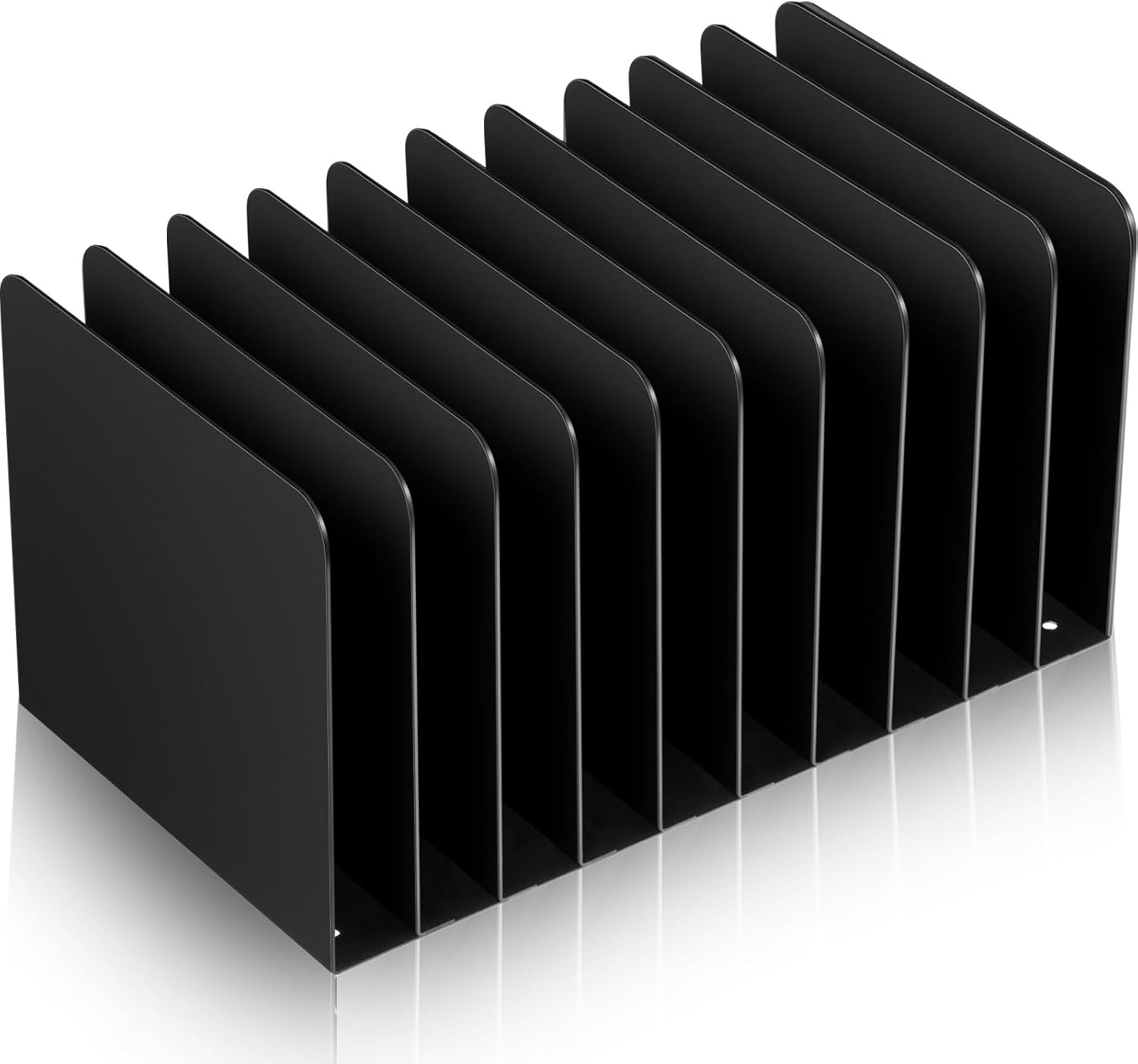 Amazon.com : Suzile Metal Desk File Organizer 10 Compartments Metal ...