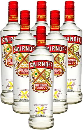 Vodka Smirnoff Tamarindo X1-750 ml-6pack : Amazon.com.mx: Alimentos y Bebidas