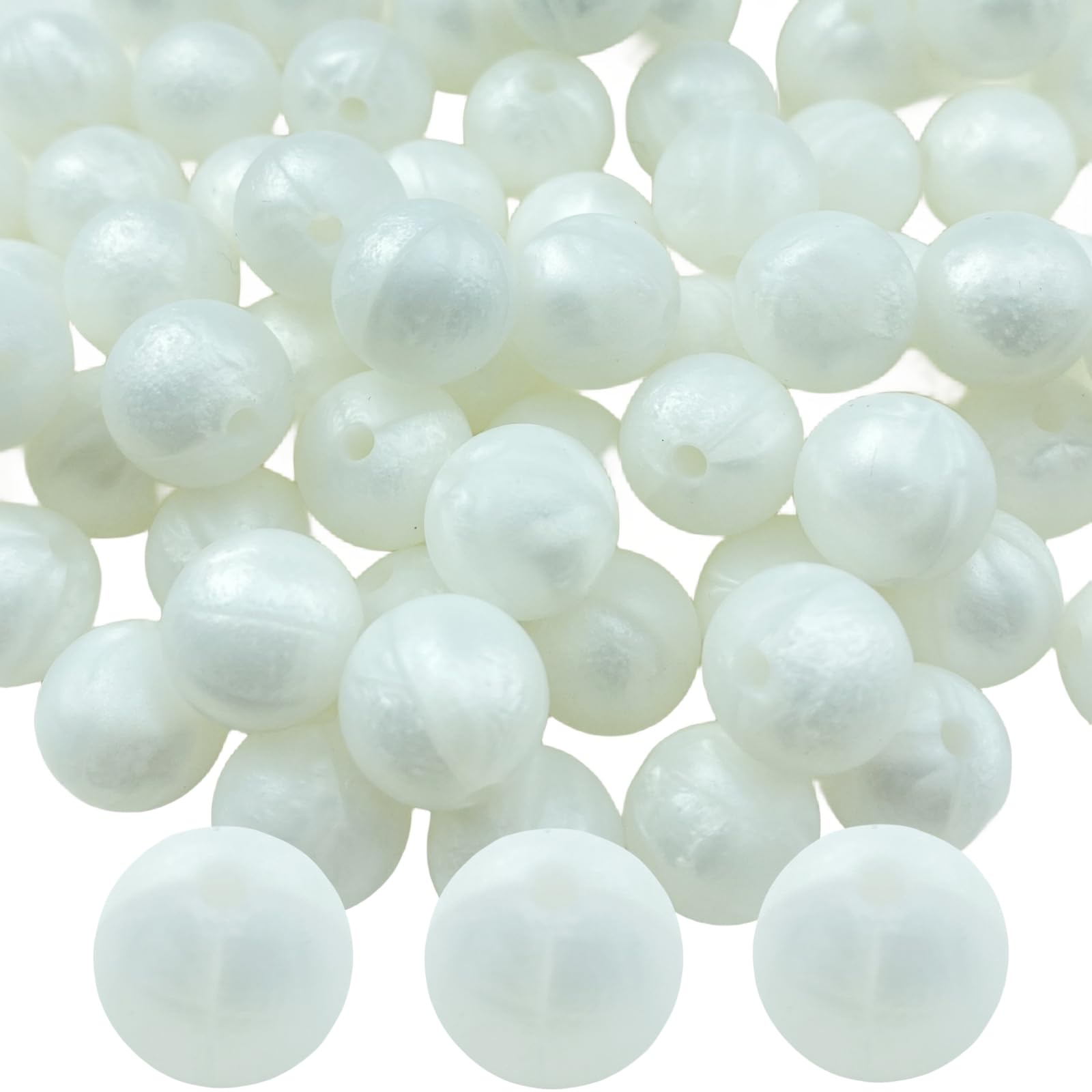 Amazon.com: Silicone Beads, 60pcs 15mm Silicone Beads for Keychain ...