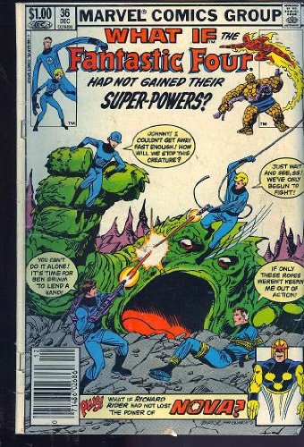 What If? #36 the Fantastic Four Had Not Gained Their Super-Powers ...