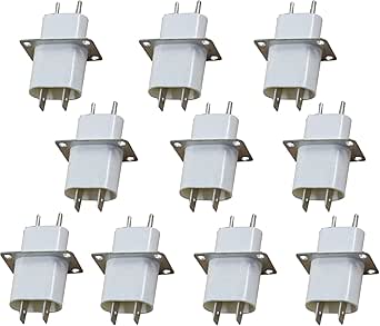 Amazon.com: HMHAMA Microwave Oven Magnetron Socket w/Through-core ...