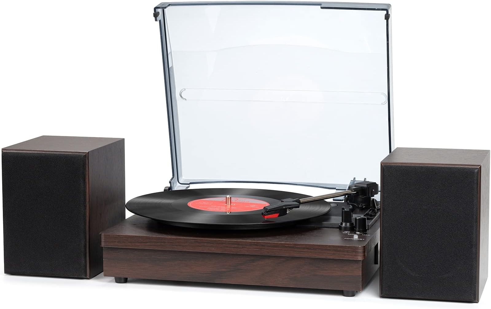 Amazon.com: Record Player for Vinyl with Speakers, 3-Speed Vinyl Record ...