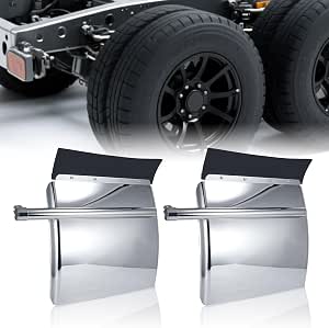 24" x 24" Semi Truck Fenders Fenders with Tube Bracket and Mounting ...