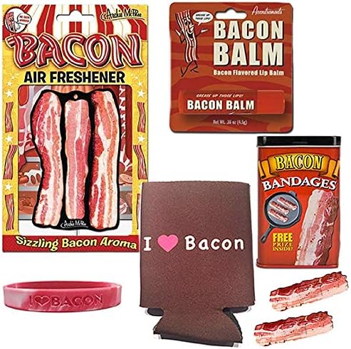 Amazon.com: Bacon Bonanza Sampler Gift Pack (5pc Set) - Bacon Bandages ...