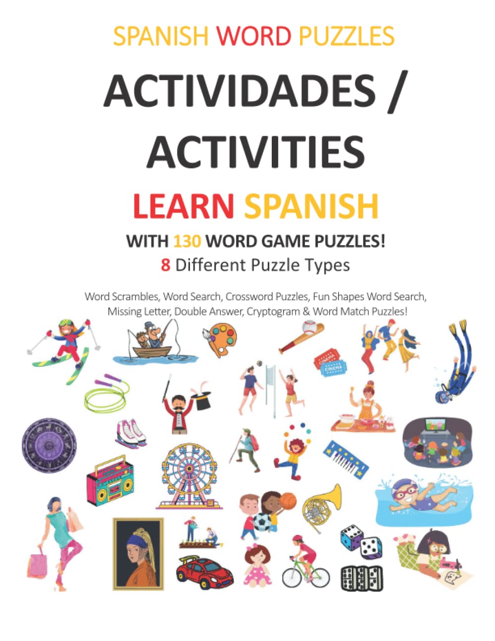 LEARN SPANISH with WORD PUZZLES: ACTIVIDADES / ACTIVITIES: Crossword ...