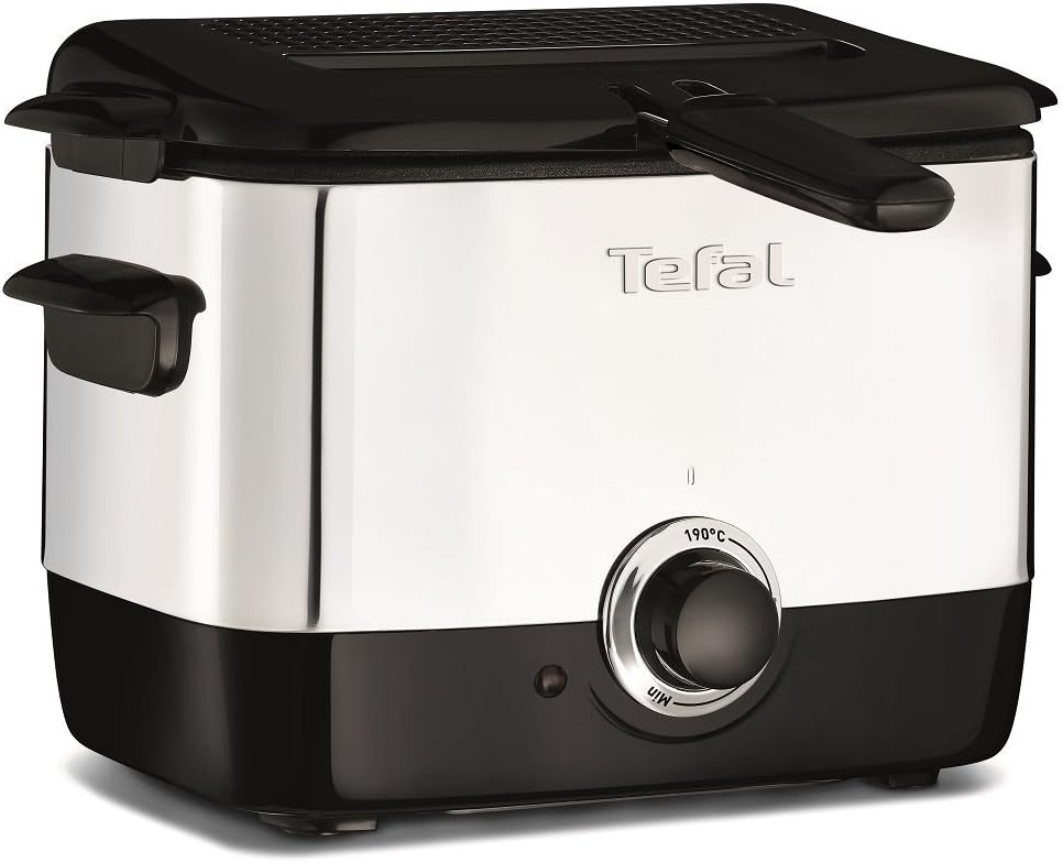 Tefal FF220040 Mini Deep Fryer, (2 Portions), 0.6 Kg Capacity, 1000 W ...