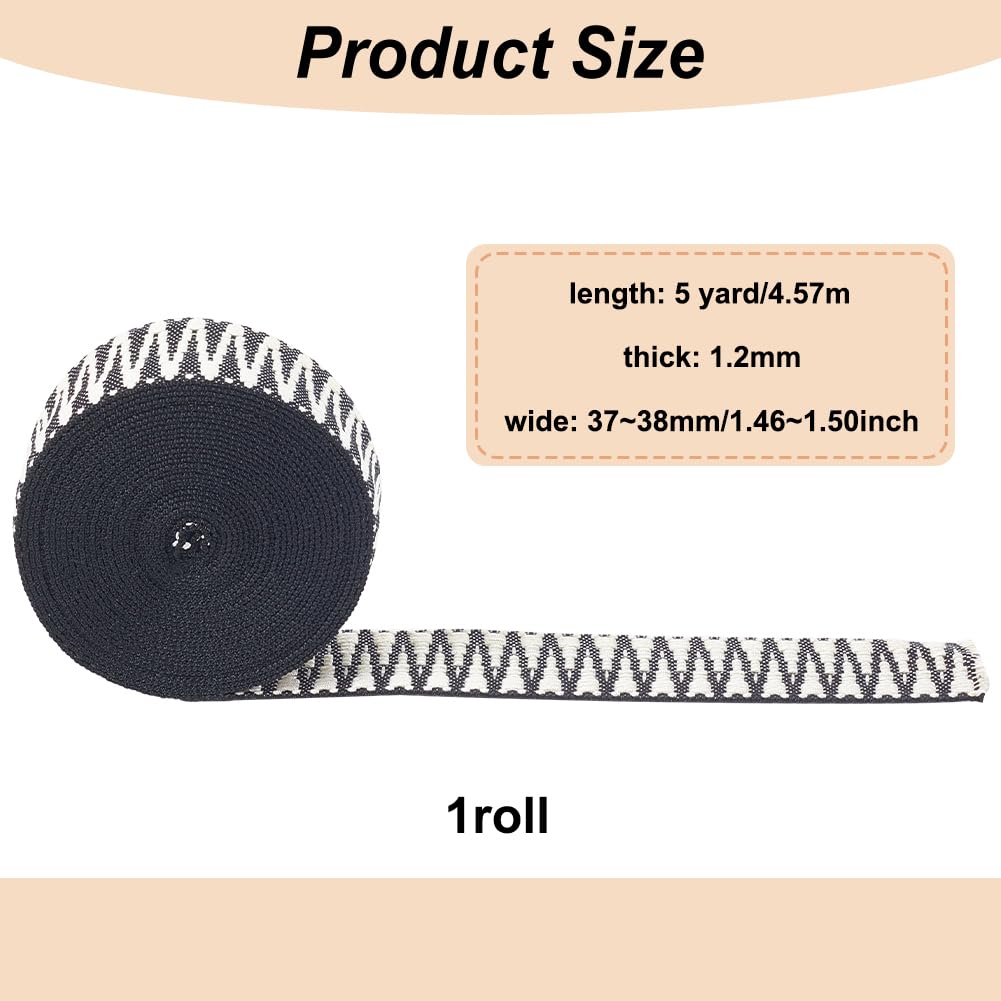 Snapklik.com : 5 Yards Jacquard Webbing 1.5 Inch Polycotton Webbing ...