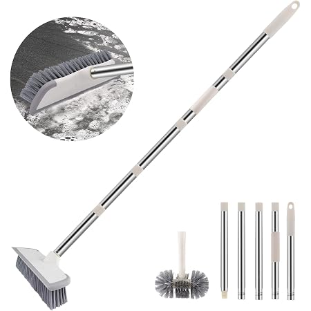 Amazon.com: Superio Deck Scrub Brush with Long Handle 48 Inches, Heavy ...