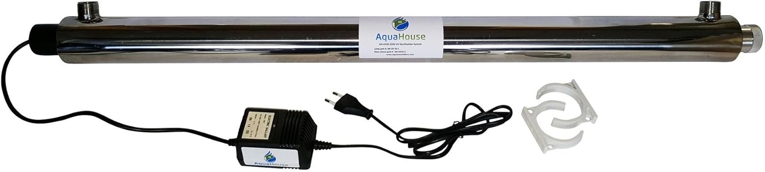 AquaHouse Ultra Violet 55W UV Water Treatment System up to 45 Litres ...