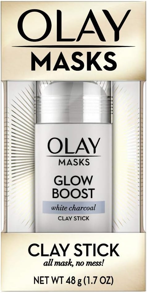 Amazon.com: Face Mask by Olay, Clay Charcoal Facial Mask Stick, Pore ...