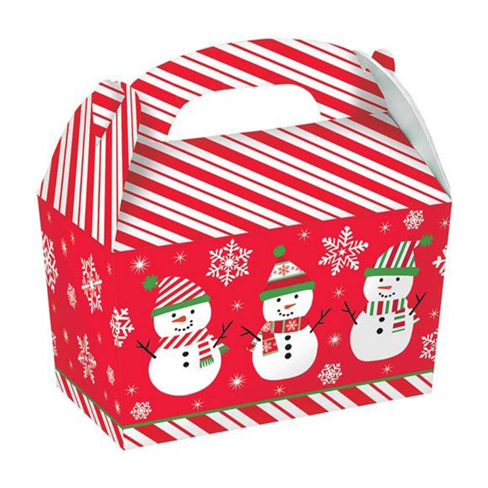 Amazon.com: Snowman Cardboard Gable Boxes, 5 Ct. | Party Supply ...