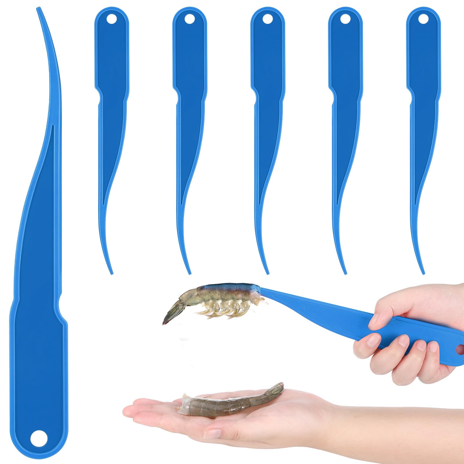 Amazon.com: Gisafai 6 Pcs Shrimp Peeler Plastic Shrimp Deveiner Tool ...