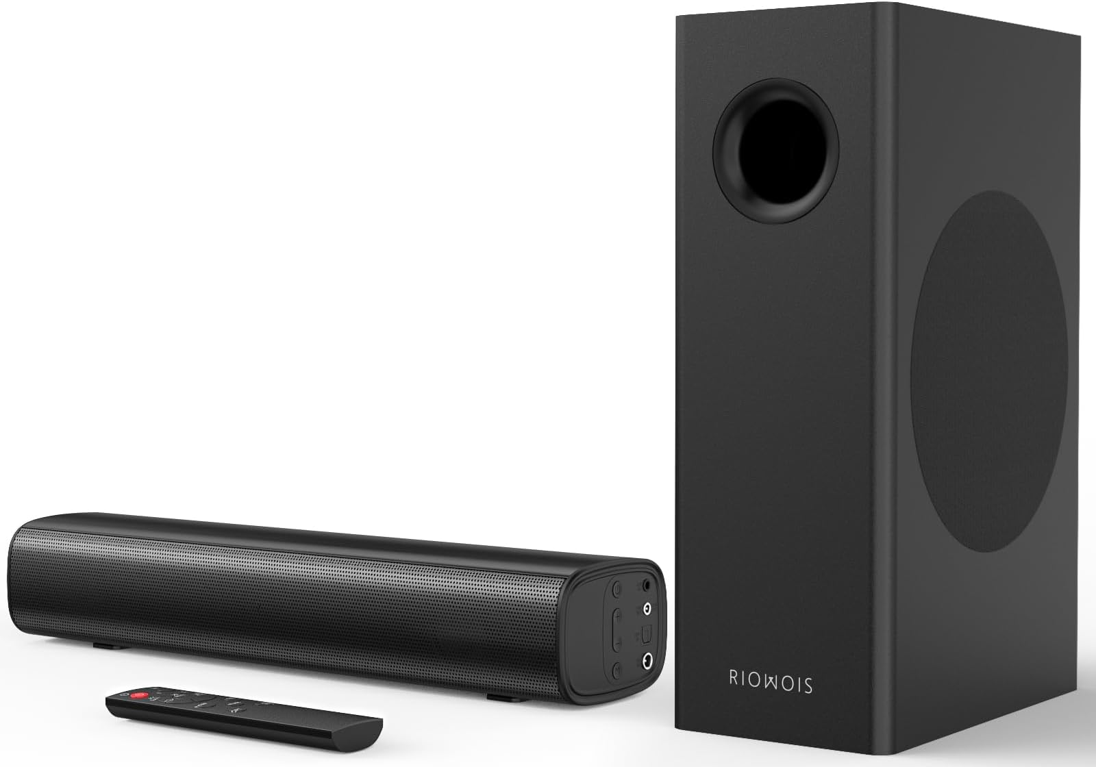 Amazon.com: RIOWOIS Sound Bars for Smart TV with Subwoofer, 2.1 Deep ...