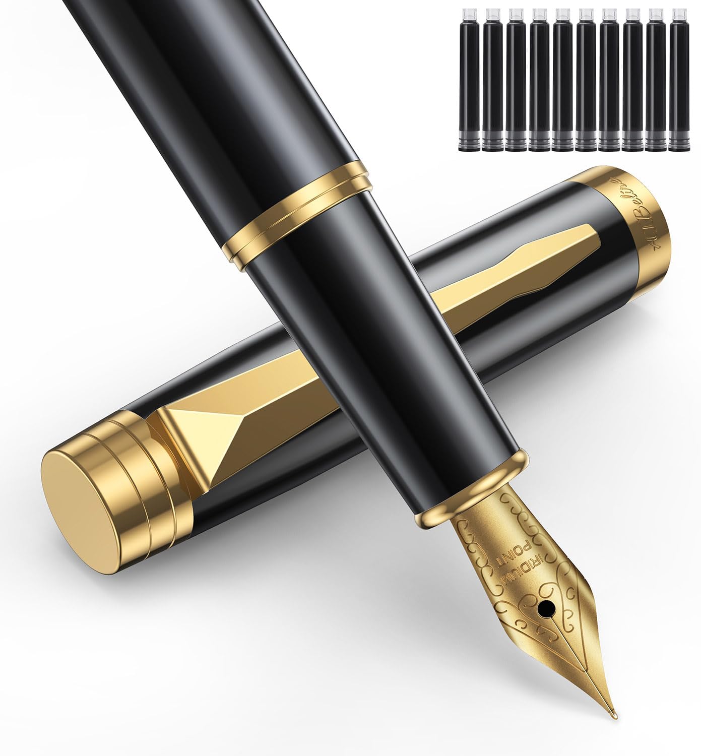 AIBelire Luxury Fountain Pen Set, Fountain Pens for Writing, Smooth ...