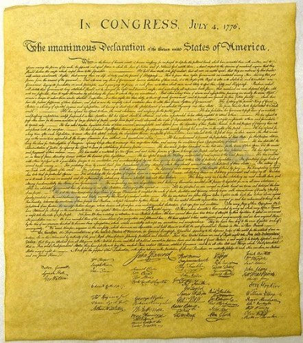 Amazon.com: Declaration of Independence (23 X 29): Bill Of Rights ...