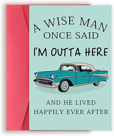 Amazon.com : Missonemi Funny Retirement Card for Men, Coworker leaving ...