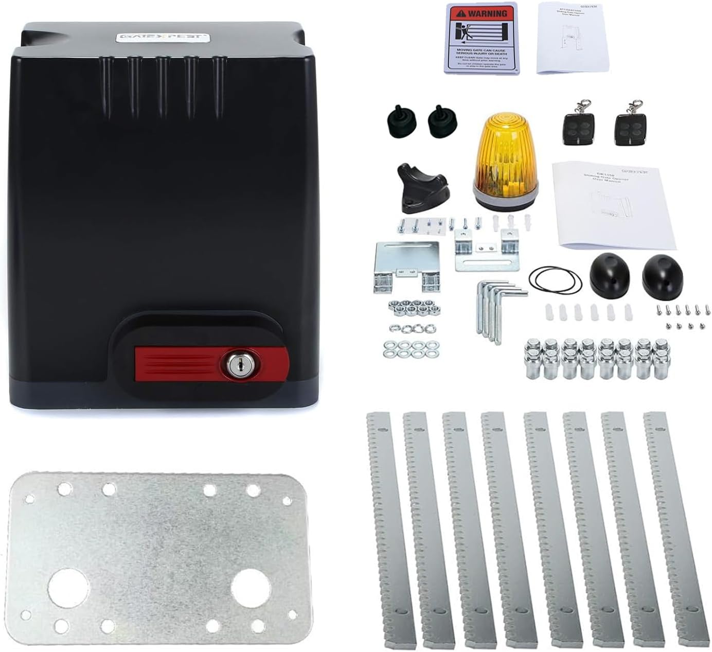 Amazon.com: CSL24UL 24VDC High-Traffic Commercial Slide Gate Operator ...