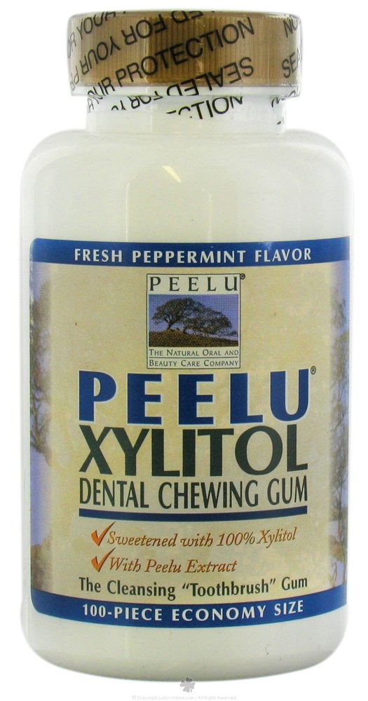 Amazon.com: Peelu Xylitol Dental Gum, Peppermint 100 Pc : Grocery ...