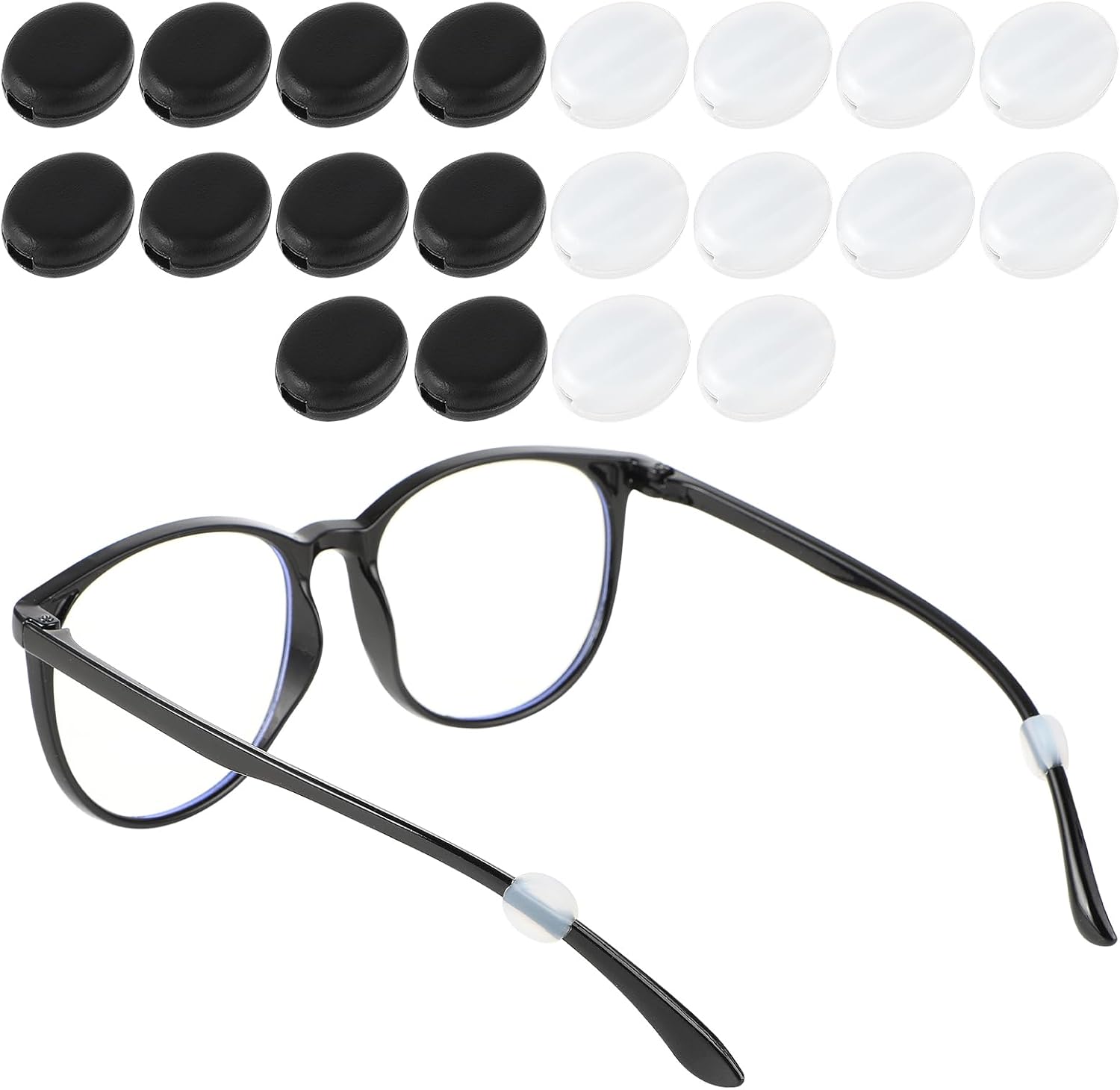 Amazon.com: WLLHYF 10 Pairs Eyeglass Anti-slip Silicone Ear Clip ...