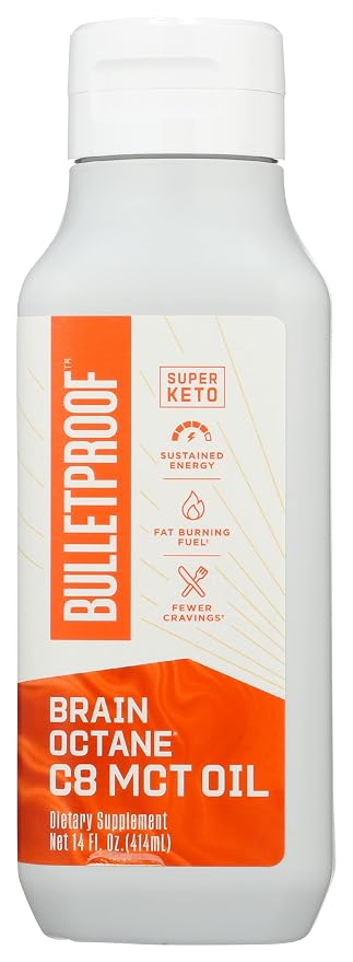 Amazon.com: Bulletproof Brain Octane C8 MCT Oil Dietary Supplement, 14 ...