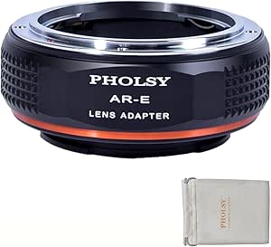 Amazon.com : PHOLSY Lens Mount Adapter Compatible with Konica AR Lens to E Mount Camera Body ...