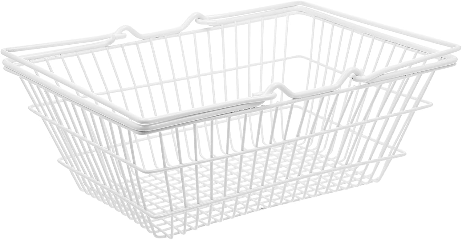Amazon.com: NUOBESTY Shopping Basket Shopping Storage Basket Storage ...