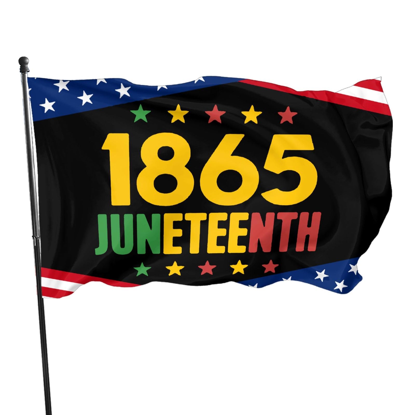Juneteenth Day June 19th 1865 Flag 3x5 Ft Outdoor Flag Garden Flag Home ...