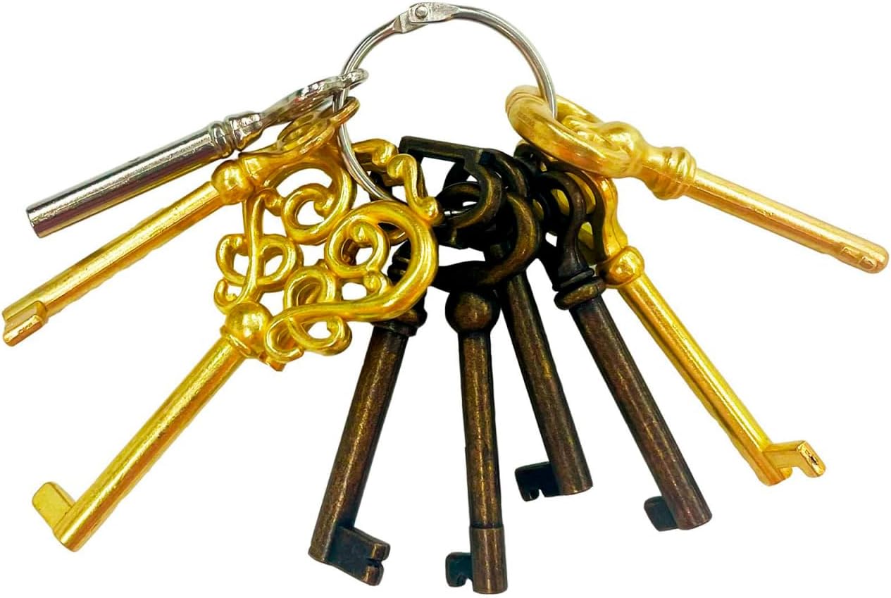 Skeleton Key Set Reproduction for Antique Furniture - Cabinet Doors ...