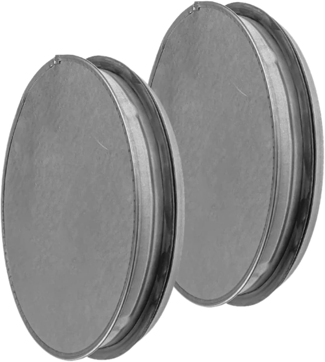 HVAC OV 2pack Galvanized Metal Duct End Cap - 8 Inch with Rubber Gasket ...